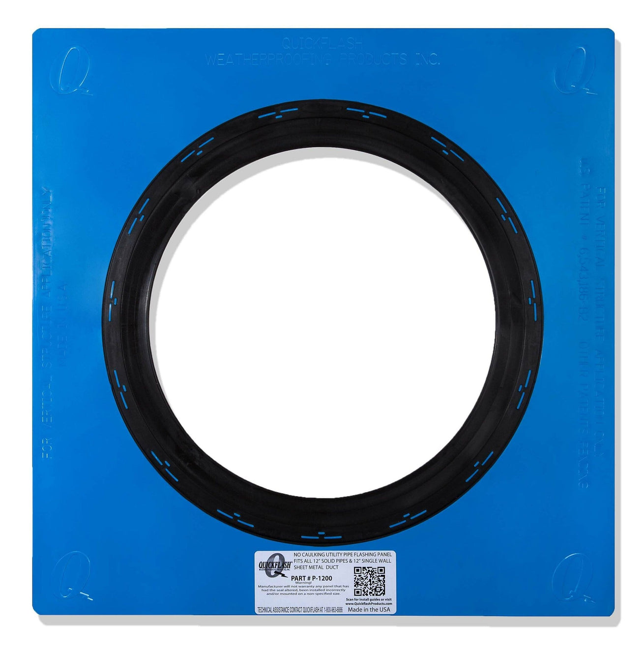Quickflash Plumbing Flashing Panel (Case of 12) | EBP | Eco-Building ...