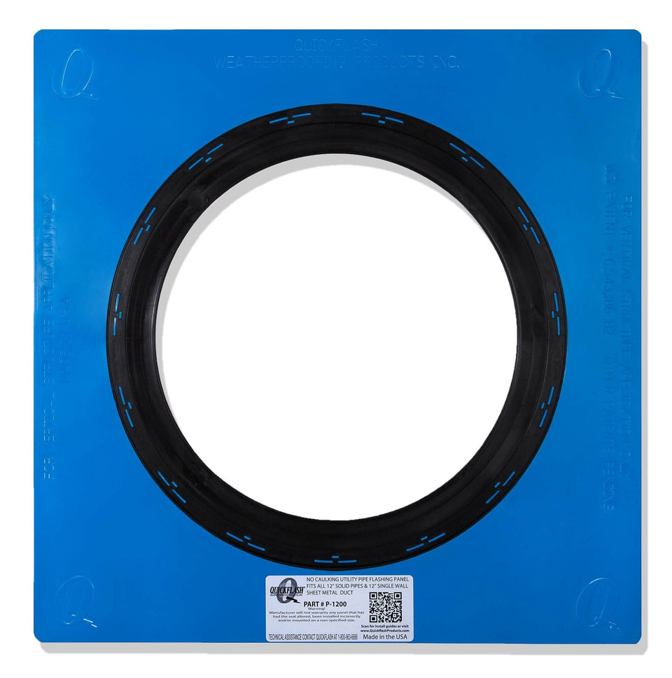 Quickflash Plumbing Flashing Panel (Case of 12) | EBP