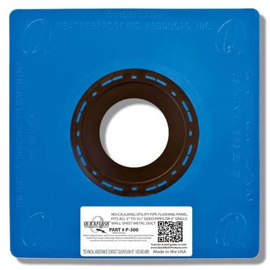 Quickflash Plumbing Flashing Panel (Case of 12) | EBP