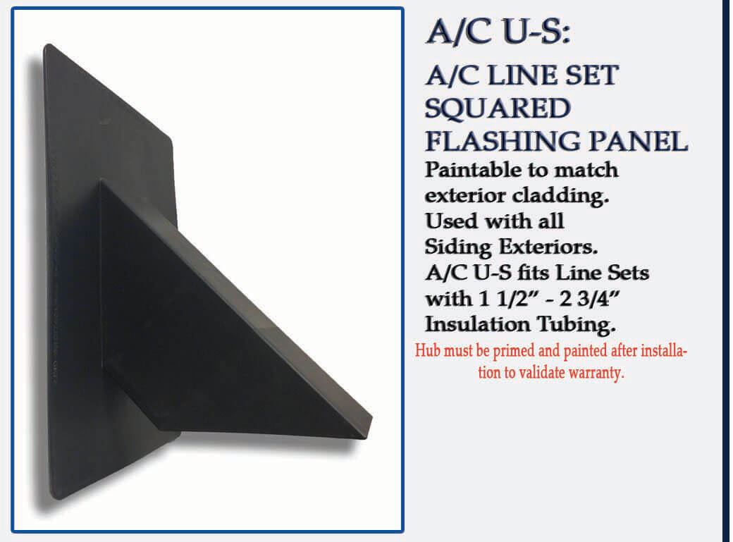 Quickflash HVAC Flashing Squared Line Set Flashing Panel | EBP